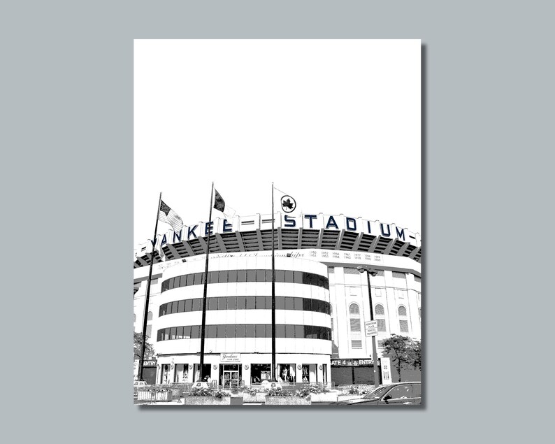 Original YANKEE STADIUM Photo Picture New York Yankees Baseball Stadium ...