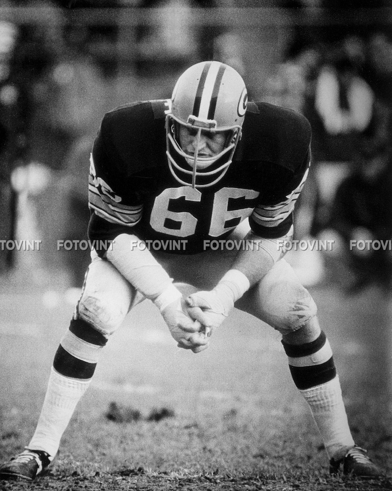 Ray Nitschke GREEN BAY PACKERS Photo Picture Lambeau Field Legend ...