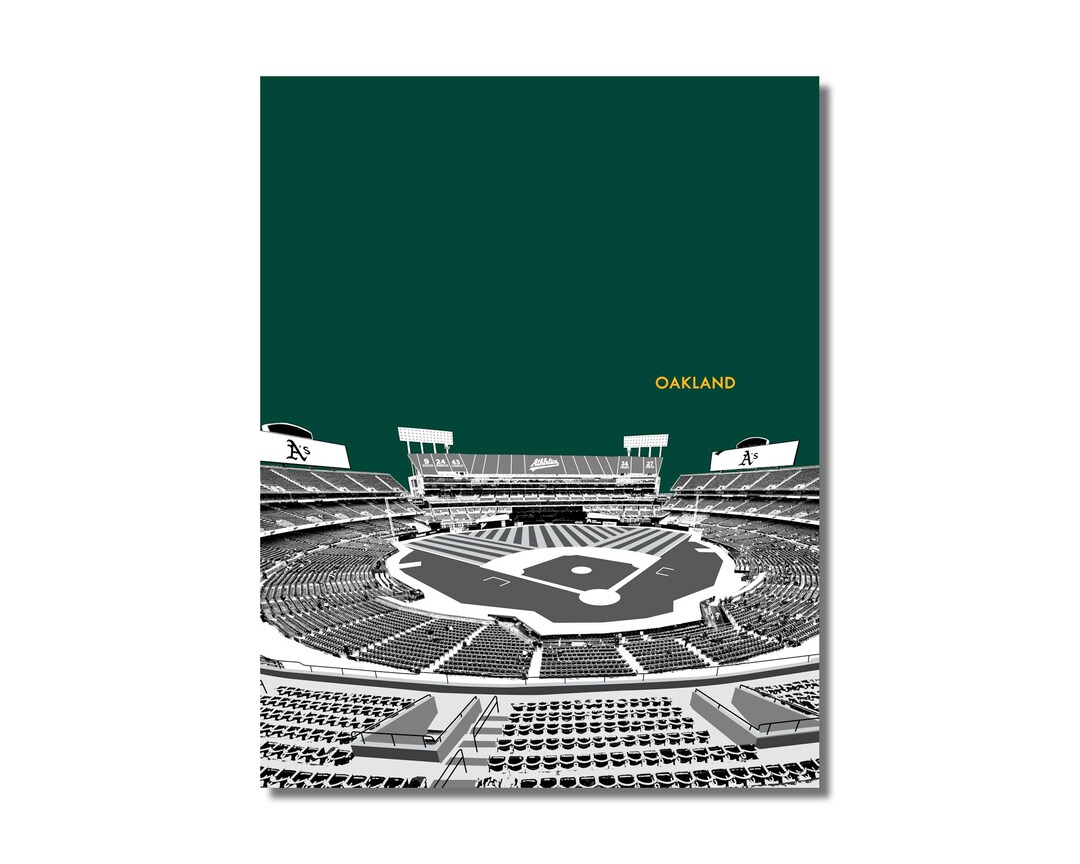 OAKLAND ATHLETICS A's Alameda County Coliseum Photo Picture Baseball ...