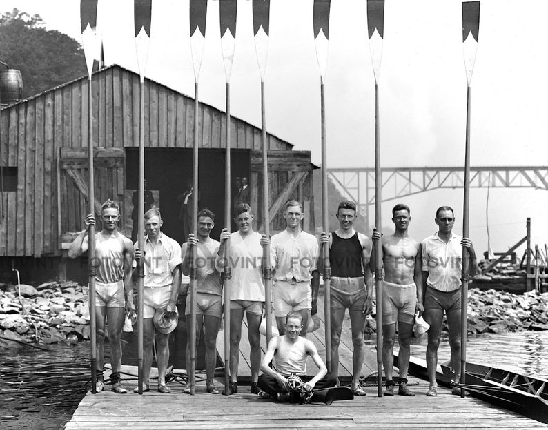 1914 CORNELL ROWING TEAM Crew Photo Picture Nautical Art Photograph ...