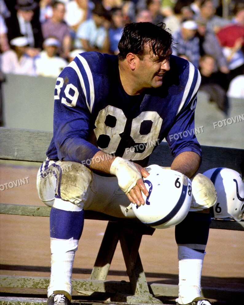 GINO MARCHETTI Photo Picture BALTIMORE Colts Vintage Football ...