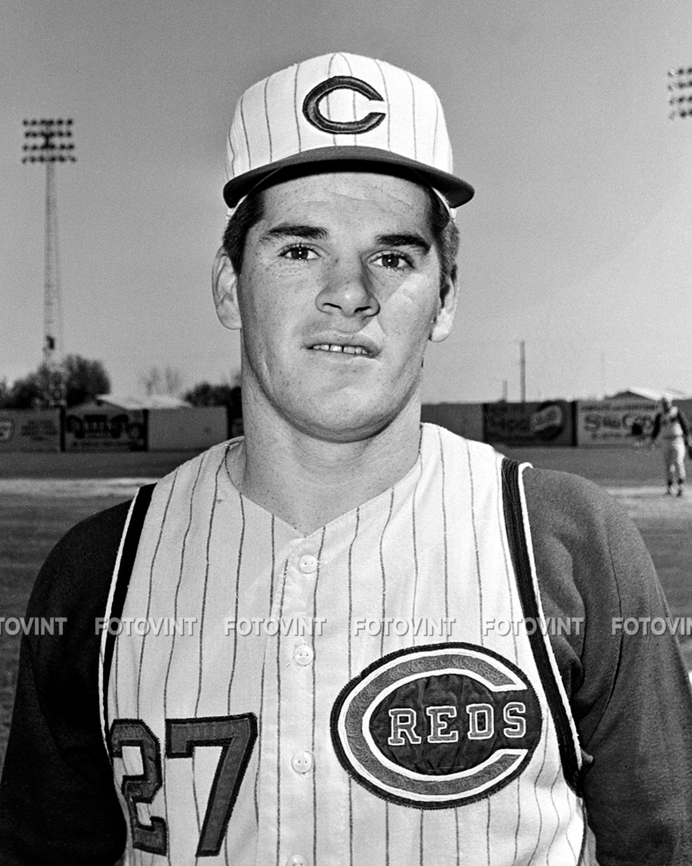 Rose CINCINNATI REDS Foto BASEBALL Rookie Season Fotografía Impresión ...