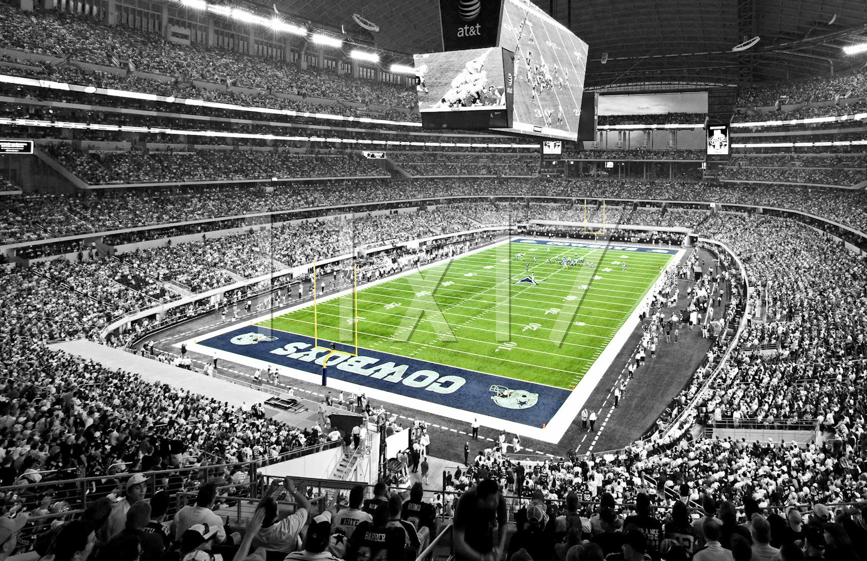 DALLAS COWBOYS AT&T Stadium Photo Picture Football Spotlight Poster ...