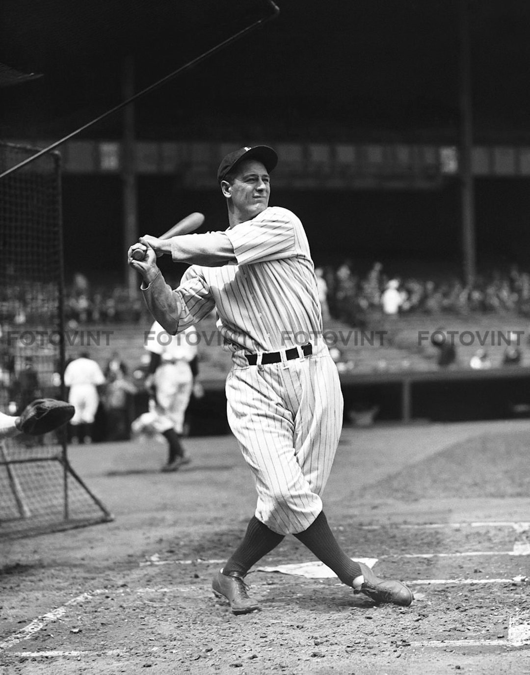 LOU GEHRIG Photo Picture 1934 New York YANKEES Yankee Stadium Vintage ...