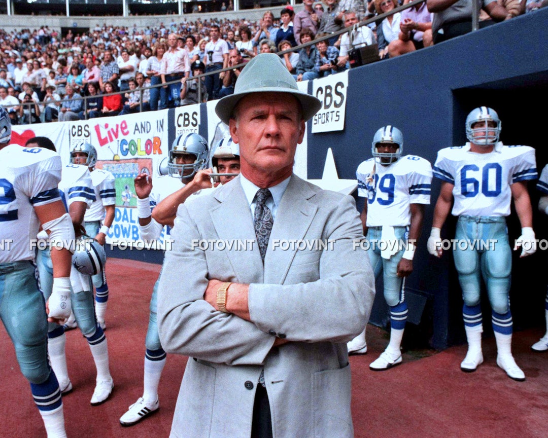 Dallas Cowboys TOM LANDRY Photo Picture FOOTBALL Photograph Print in ...