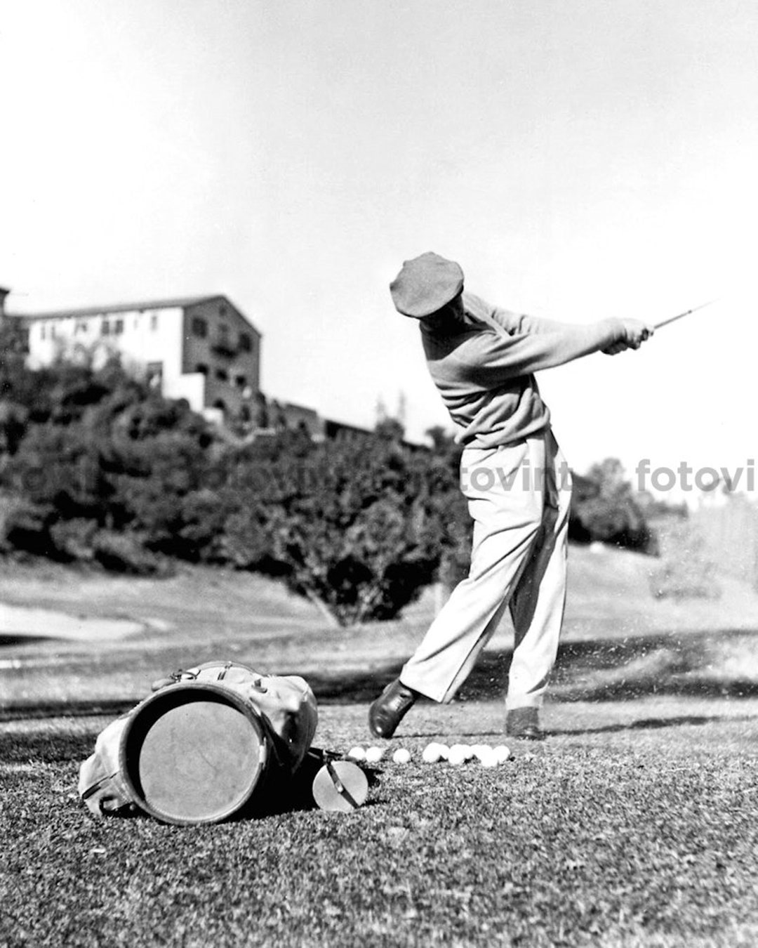 BEN HOGAN Golf Photo Picture VINTAGE Perfect Swing Photograph Print ...