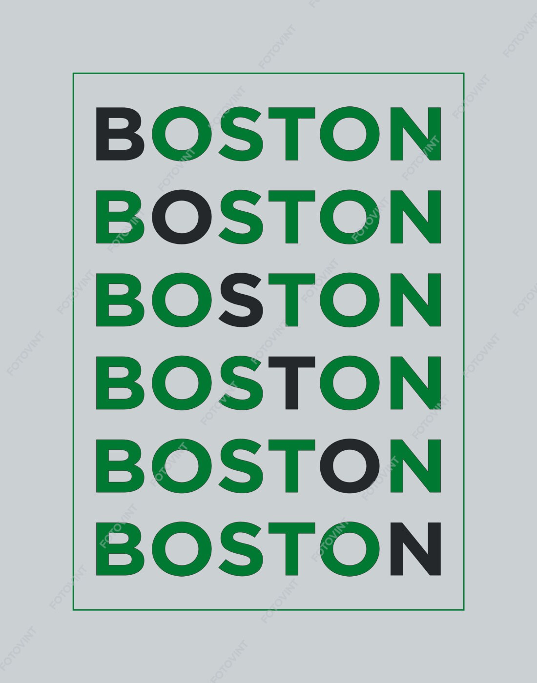 BOSTON CELTICS Photo Poster BASKETBALL Letter Print Fan | Etsy