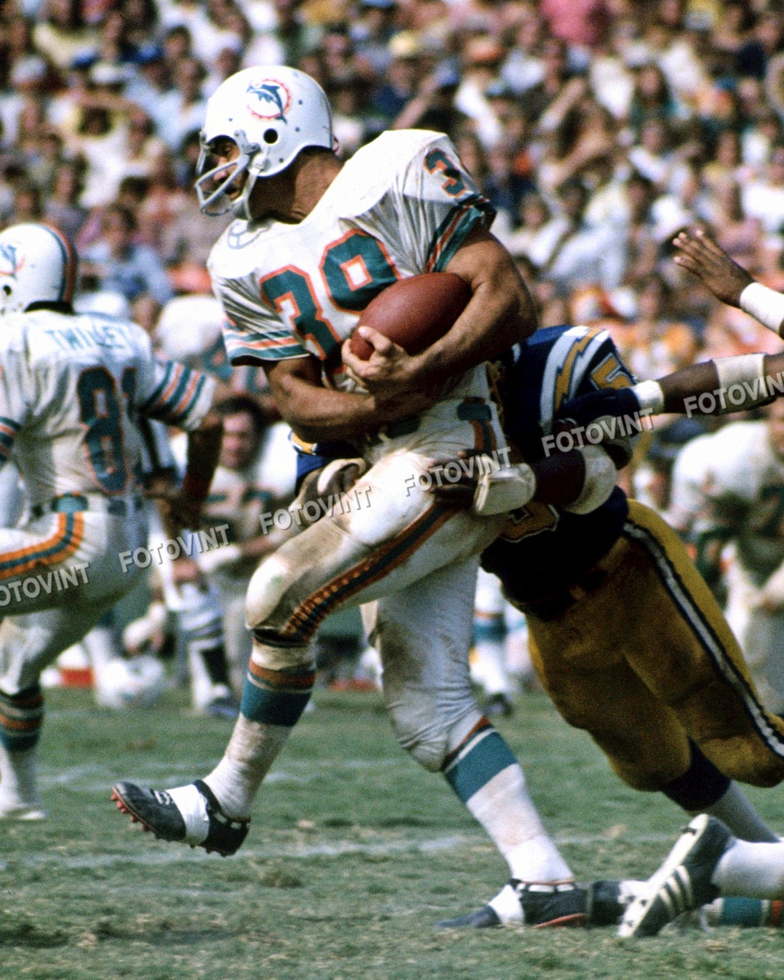 LARRY CSONKA Photo Picture MIAMI Dolphins Football Photograph Print ...