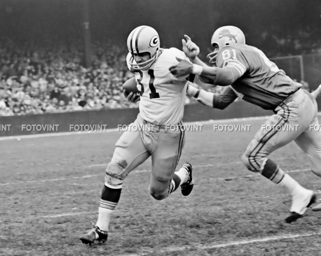 Jim Taylor GREEN BAY PACKERS Photo Picture Lambeau Field Legend Vintage ...