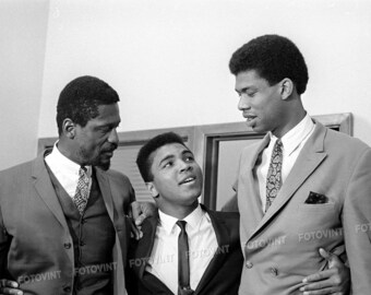 Heavyweight Champion MUHAMMAD ALI and MALCOLM X Glossy 8x10 or - Etsy