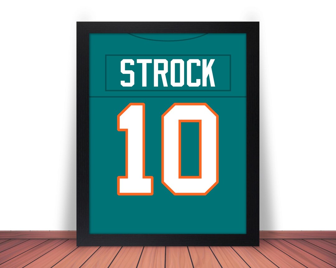 DON STROCK Photo Picture Art MIAMI Dolphins Football Legend Poster ...