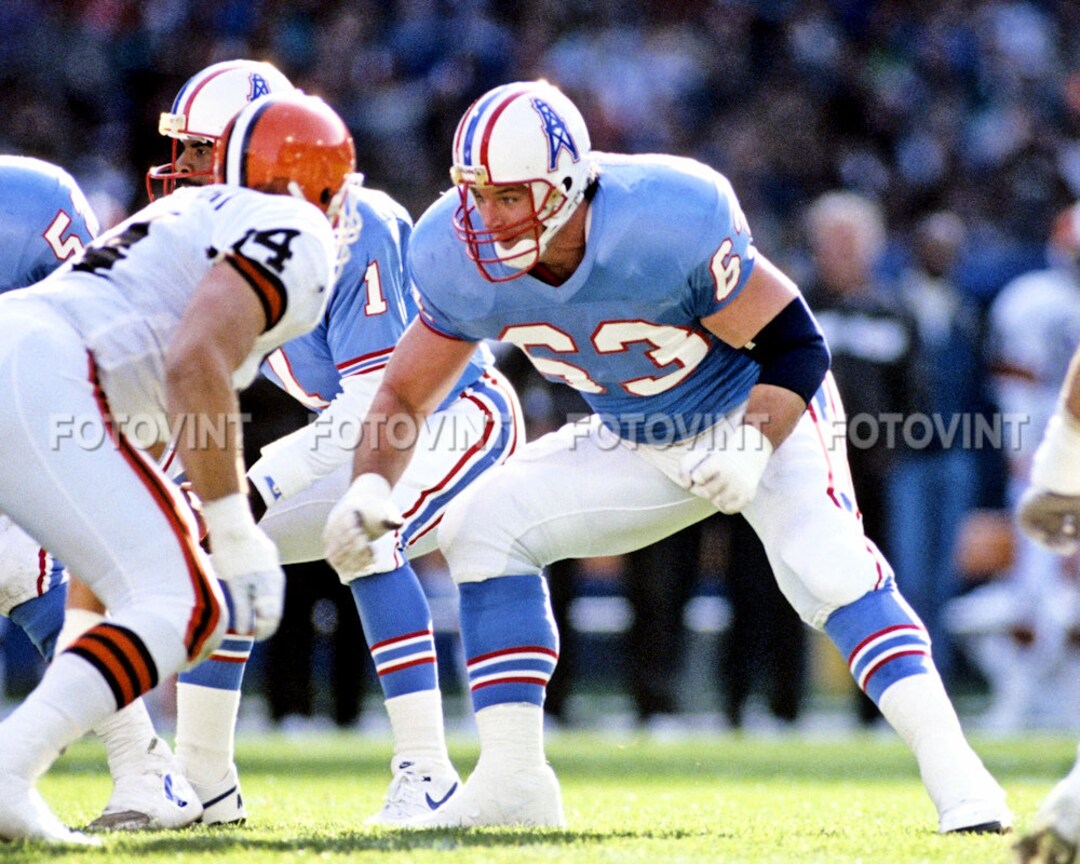 MIKE MUNCHAK Photo Picture Houston OILERS Football Photograph Print ...