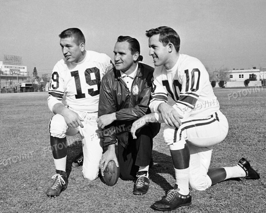 Johnny UNITAS Don SHULA Fran TARKENTON Photo Picture Baltimore Colts ...