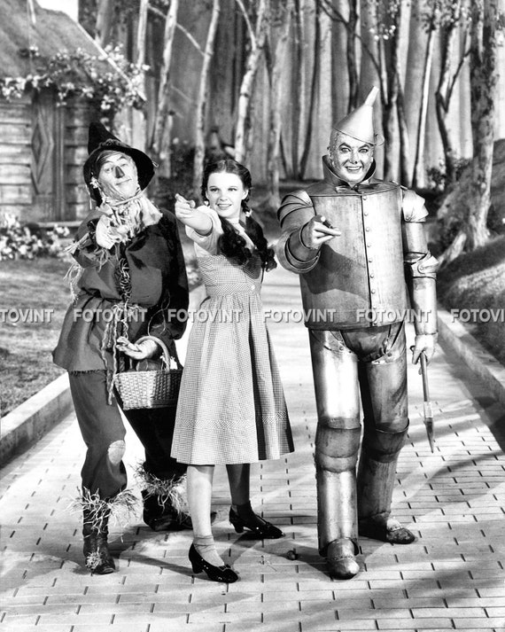 The Wizard Of Oz Dorothy Scarecrow Tin Man Photo Picture Movie Etsy