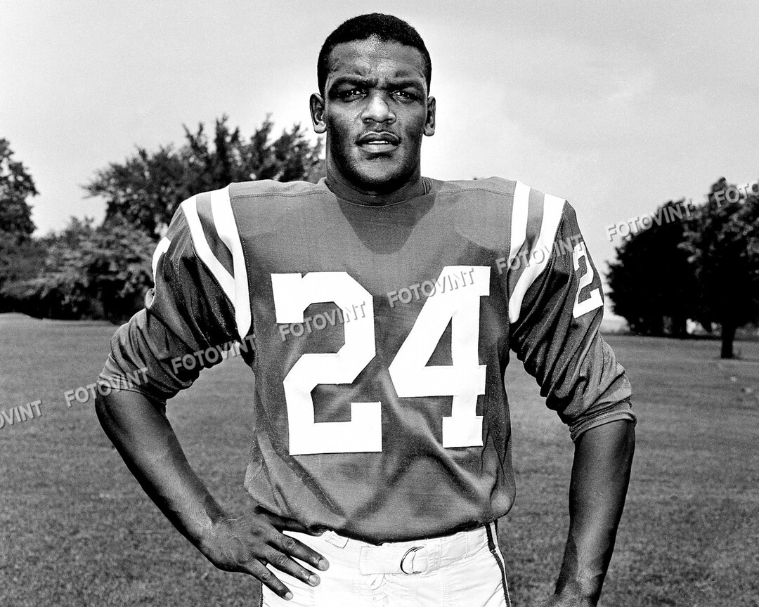 LENNY MOORE Photo Picture BALTIMORE Colts Vintage Football Photograph ...