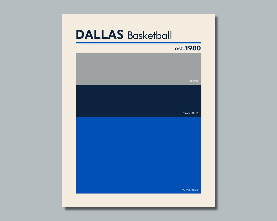 DALLAS MAVERICKS Comparable Basketball Color Swatch Photo Picture ...