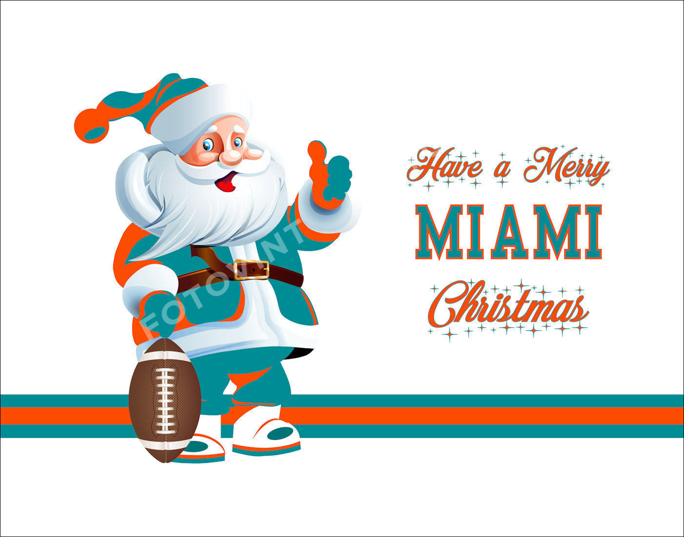 Hawaiian Santa Dolphins