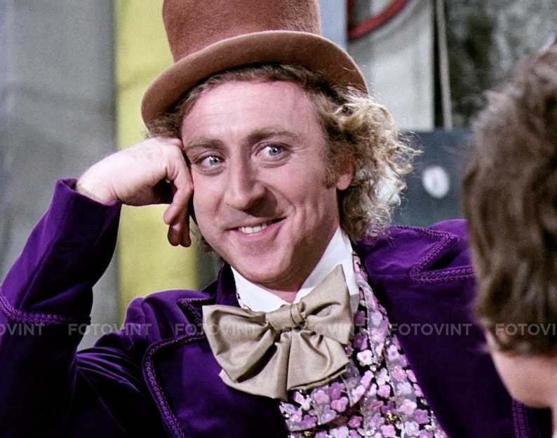 Gene Wilder WILLY WONKA Photo Picture CHOCOLATE Factory Movie - Etsy