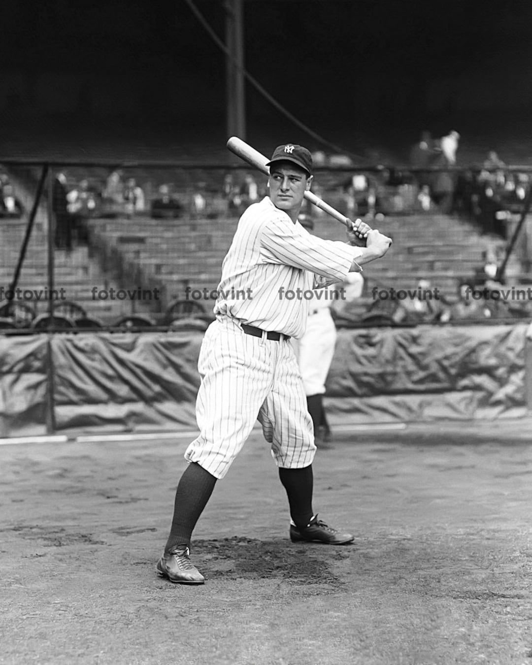 LOU GEHRIG Photo Picture 1930 New York YANKEES Yankee Stadium Baseball ...