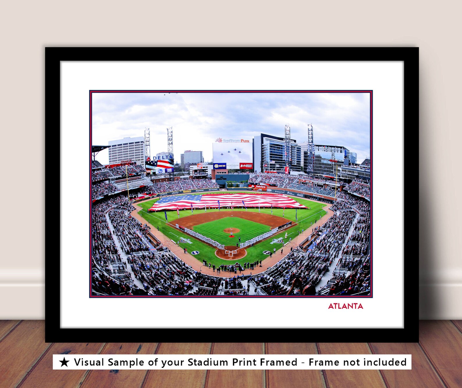 ATLANTA BRAVES Photo Poster TRUIST Park Baseball Stadium - Etsy
