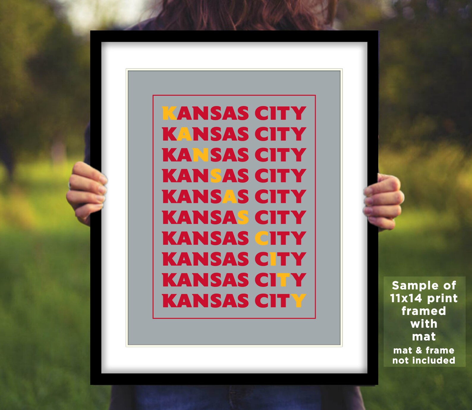 KANSAS CITY CHIEFS Photo Picture Football Team Letter Print - Etsy