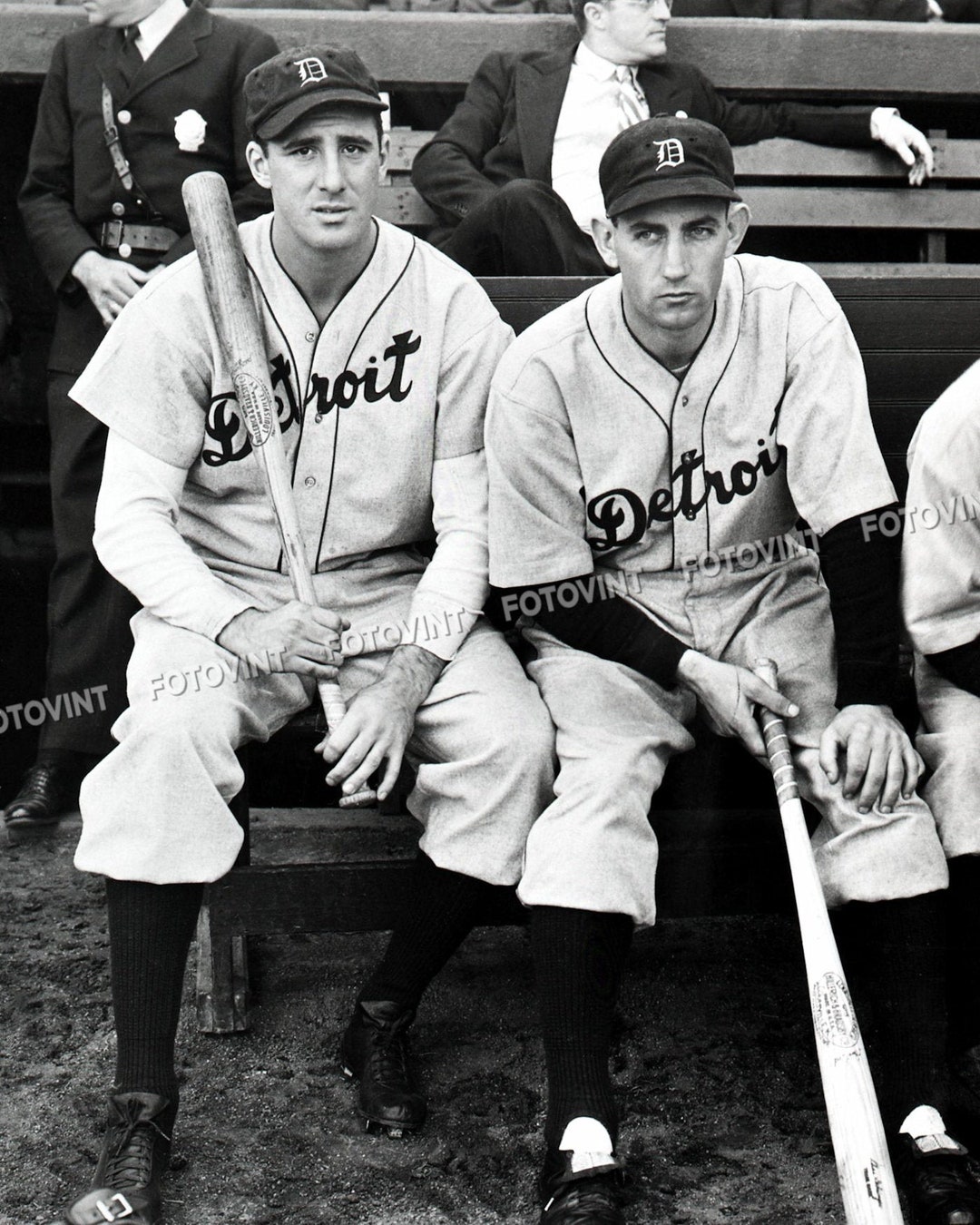 Hank GREENBERG & Charlie GEHRINGER Photo Picture DETROIT - Etsy