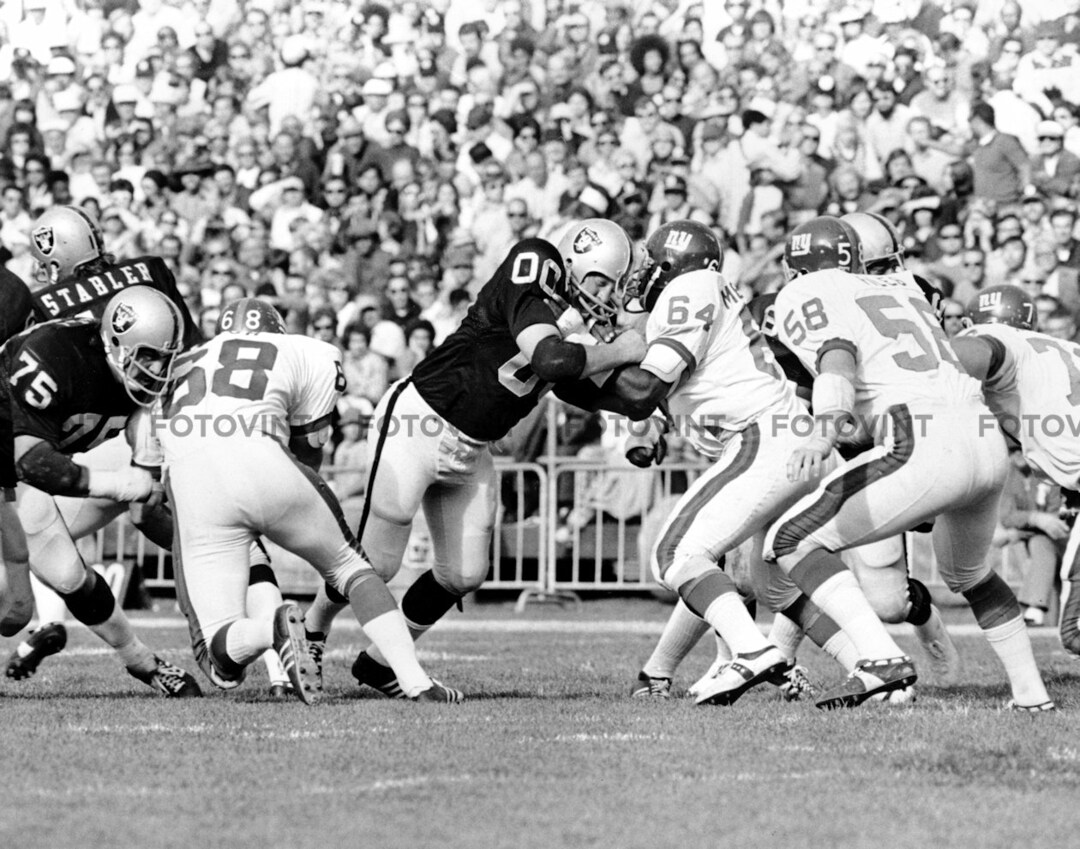 OAKLAND RAIDERS Jim Otto Photo Picture Vintage Football Photograph ...