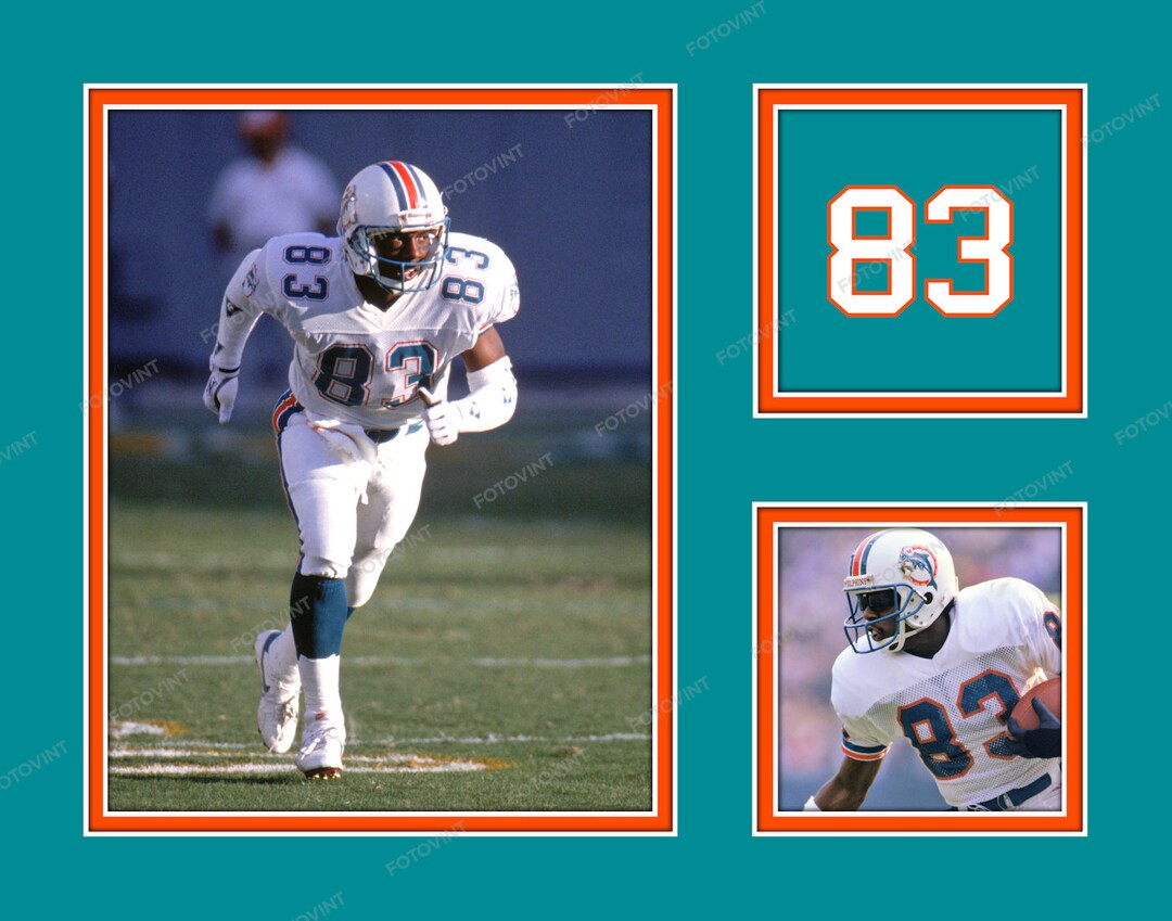 Mark Clayton MIAMI DOLPHINS Photo Picture Poster Collage FOOTBALL Print ...