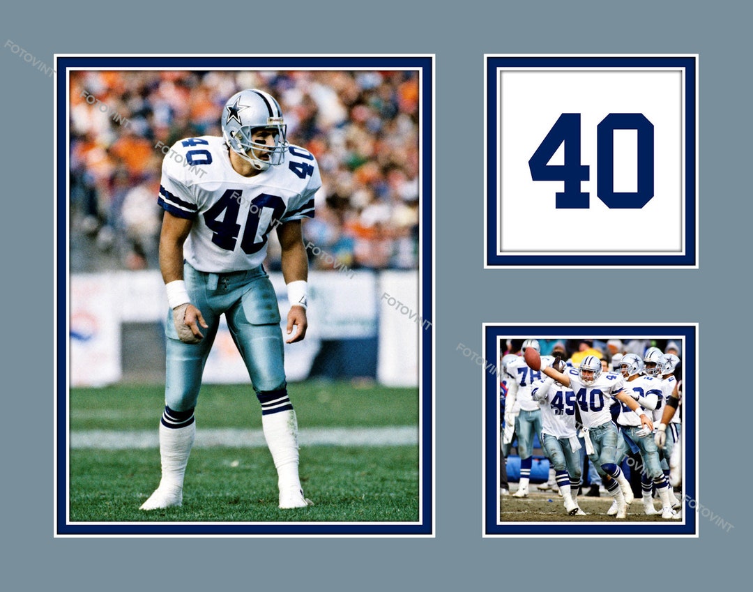 DALLAS COWBOYS Bill Bates Photo Poster Collage FOOTBALL Picture Print ...