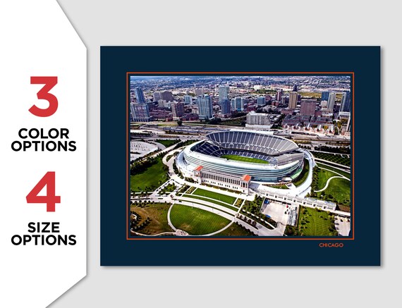 SOLDIER FIELD Photo Picture Print CHICAGO Bears Football - Etsy
