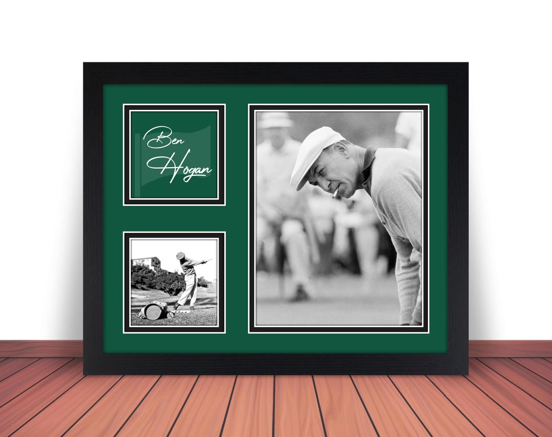 Framed BEN HOGAN Collage Photo Picture GOLF Golfer Golfing Poster Print ...
