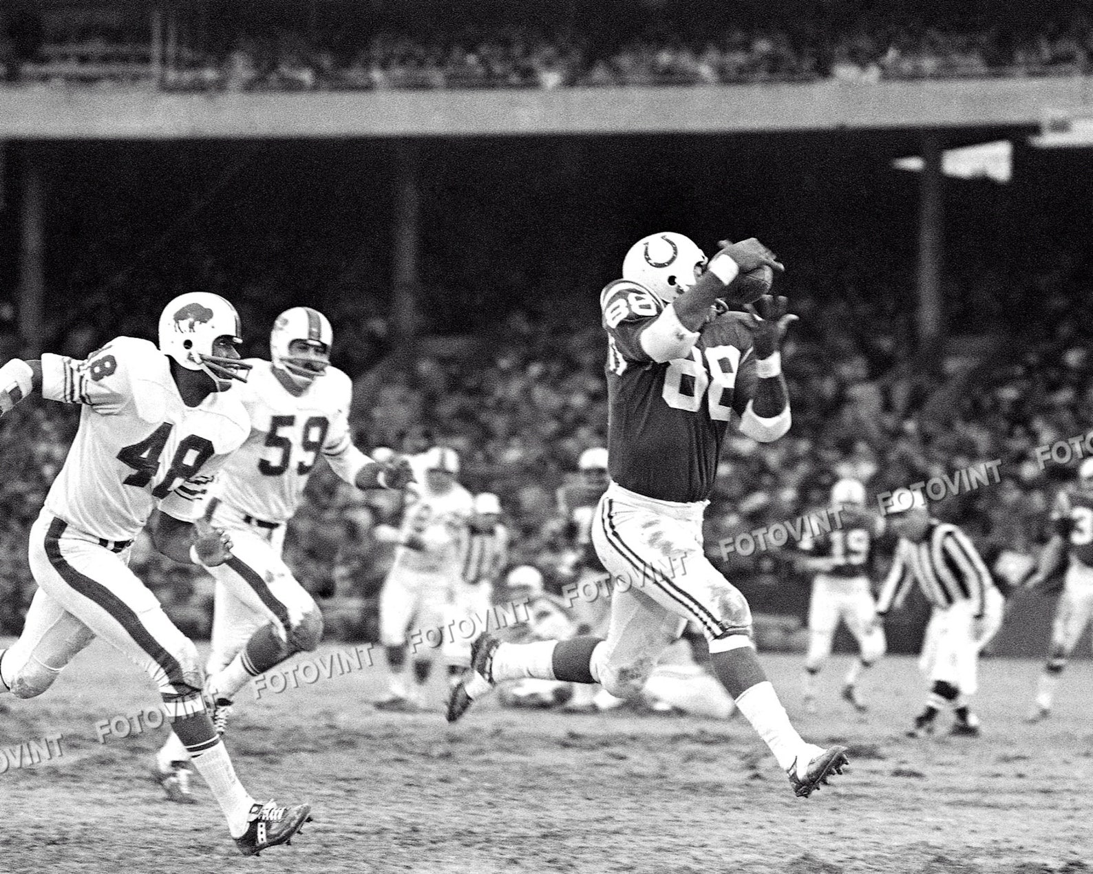 JOHN MACKEY Photo Picture BALTIMORE Colts Vintage Football | Etsy