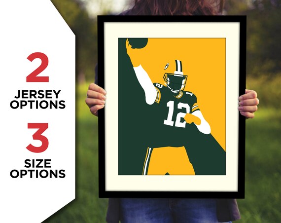 AARON RODGERS Photo Poster Green Bay PACKERS Football Sports | Etsy