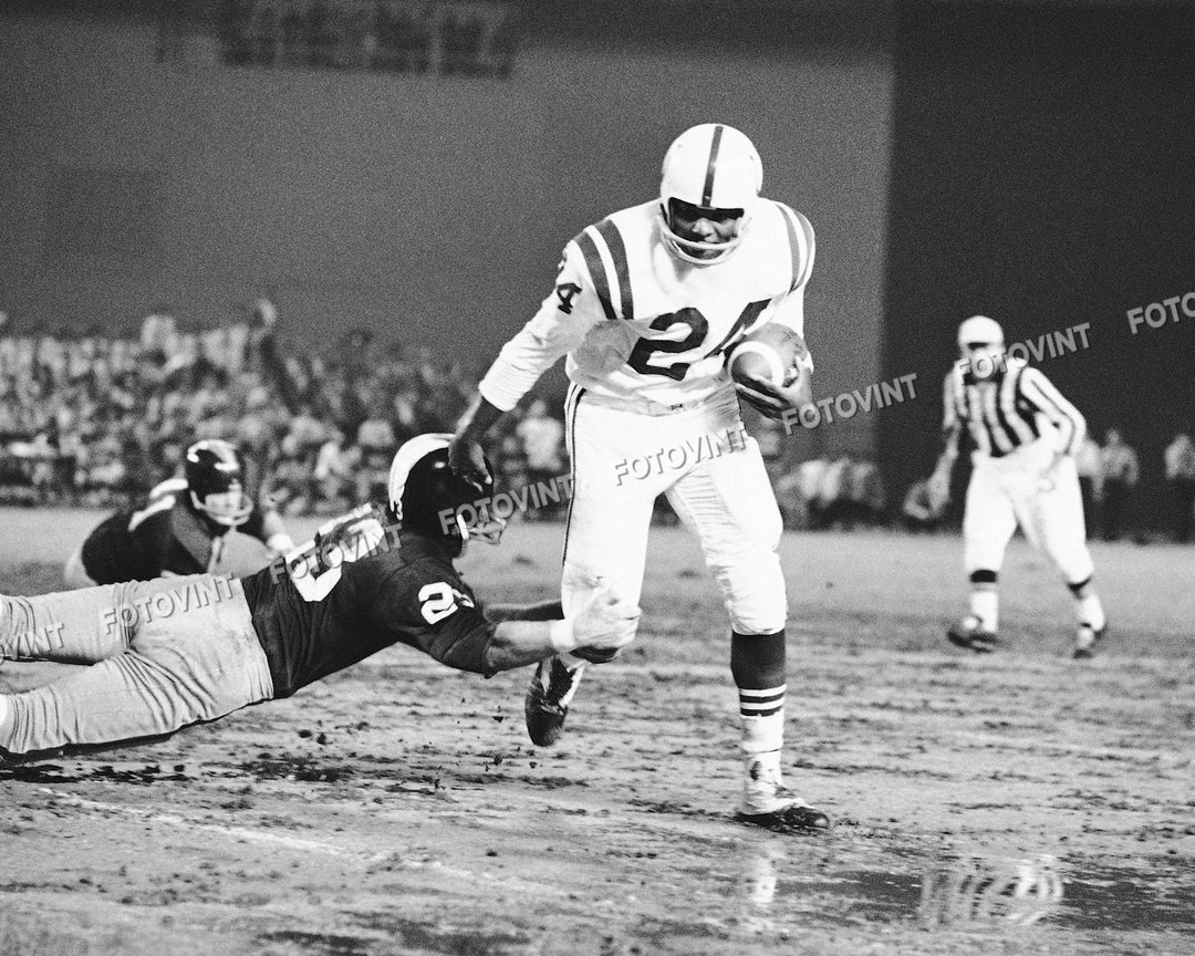 LENNY MOORE Photo Picture BALTIMORE Colts Vintage Football Photograph ...