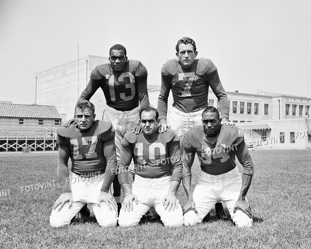 BOB WATERFIELD Photo Picture Los Angeles RAMS 1940s Vintage Football ...
