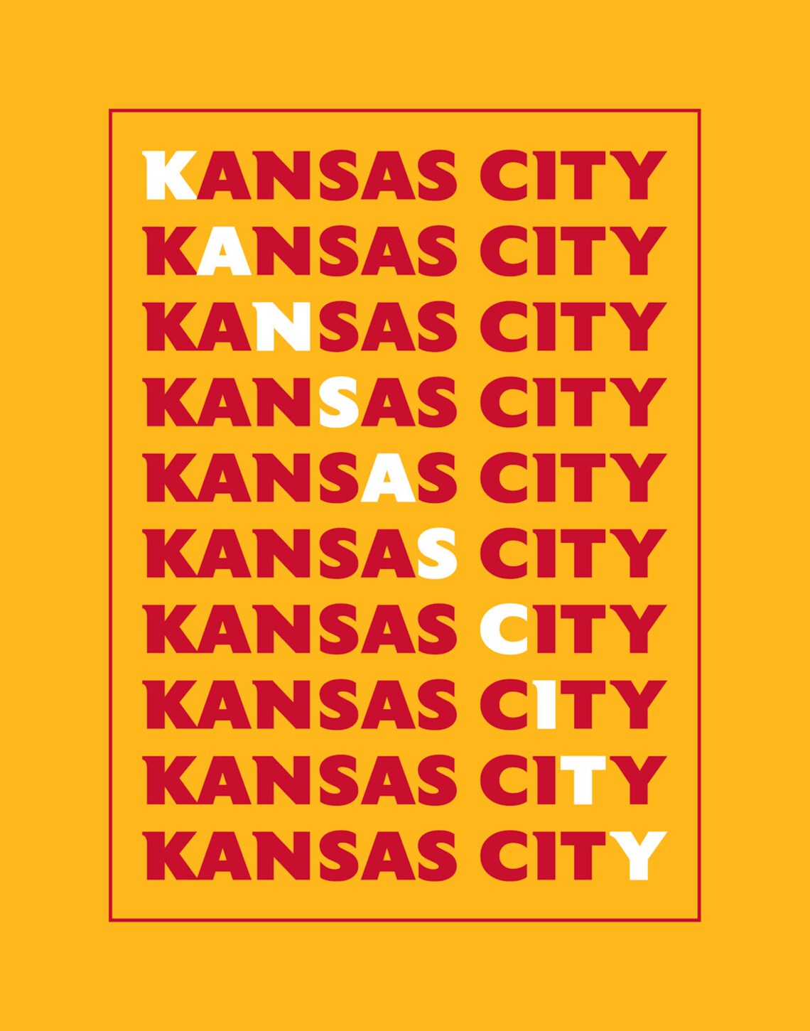 KANSAS CITY CHIEFS Photo Picture Football Team Letter Print - Etsy