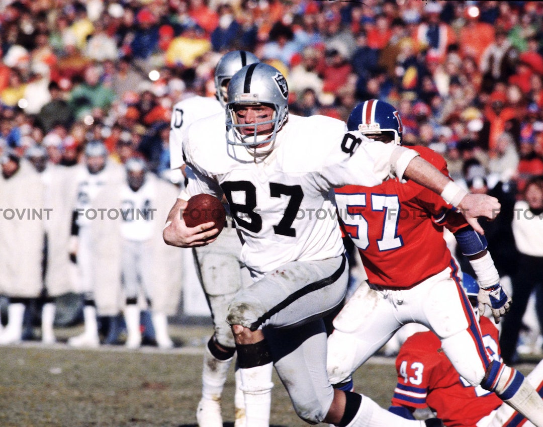 OAKLAND RAIDERS Dave Casper Photo Picture Vintage Football Photograph ...
