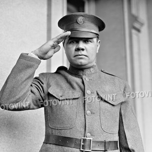 BABE RUTH Photo Picture New York YANKEES 1924 Army National Guard ...