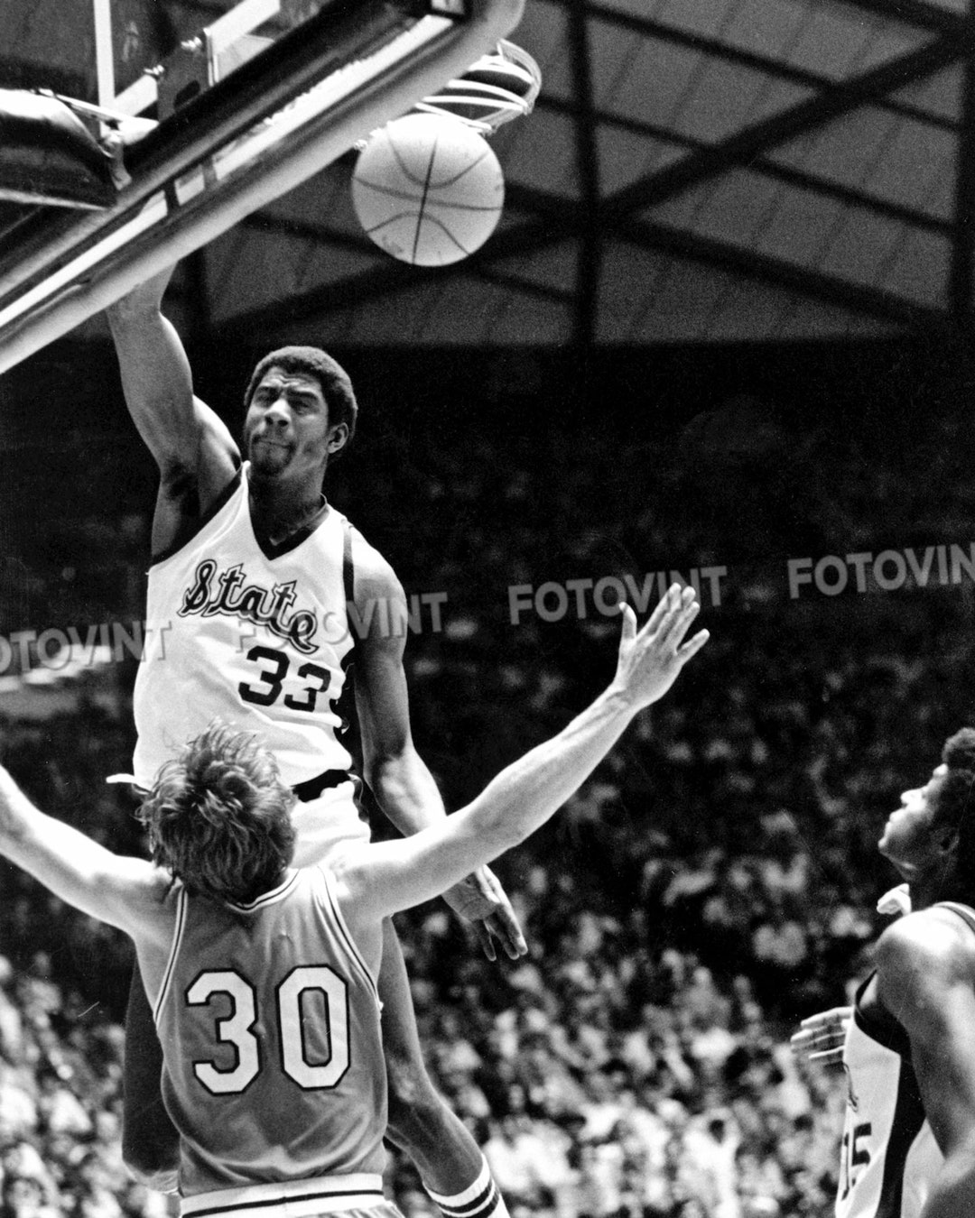 Magic Johnson MICHIGAN STATE Photo Picture SPARTANS Basketball ...