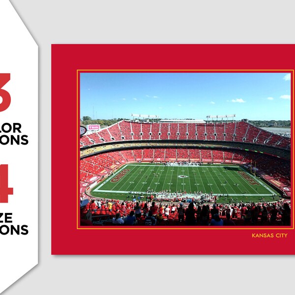 Arrowhead Stadium Photo - Etsy