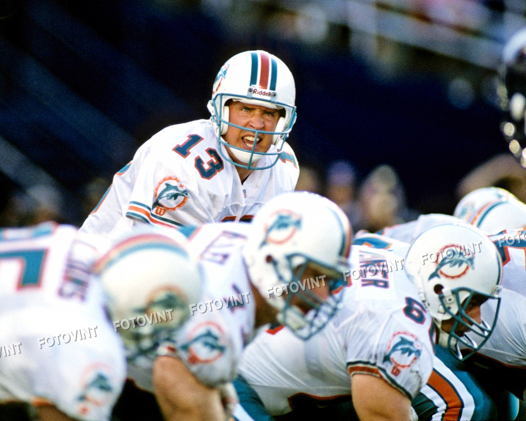 DAN MARINO Foto MIAMI Dolphins Football Fotografía Imprimir | Etsy