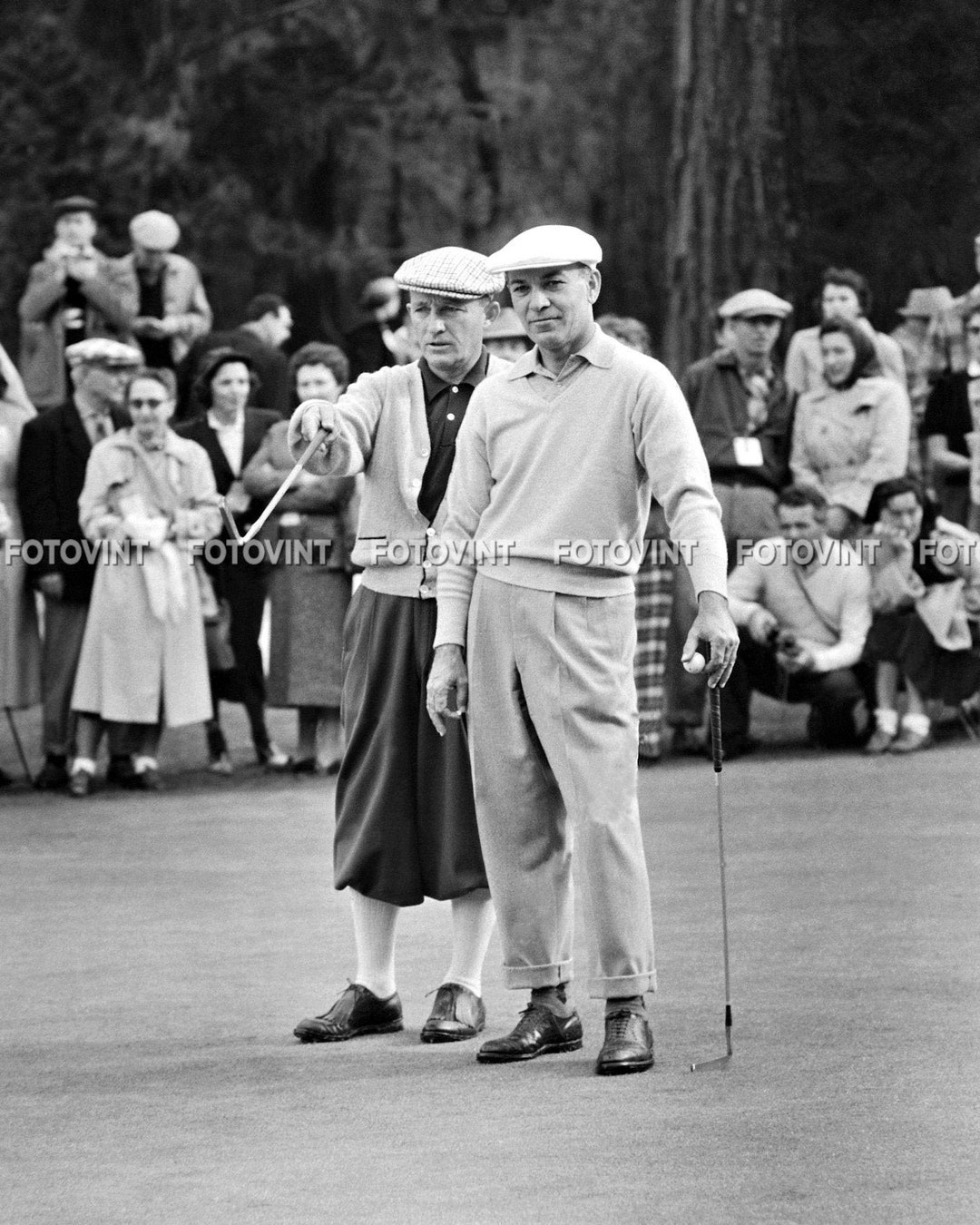 BEN HOGAN Photo Picture GOLF Vintage Bing Crosby Pro-am Photograph ...