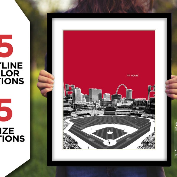 St Louis Art Busch Stadium - Etsy