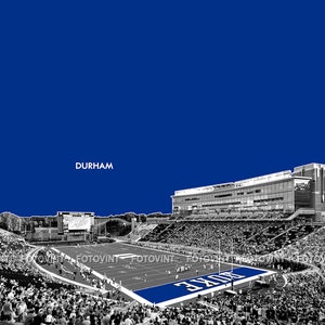 WALLACE WADE STADIUM Football Photo Picture Durham, North Carolina ...