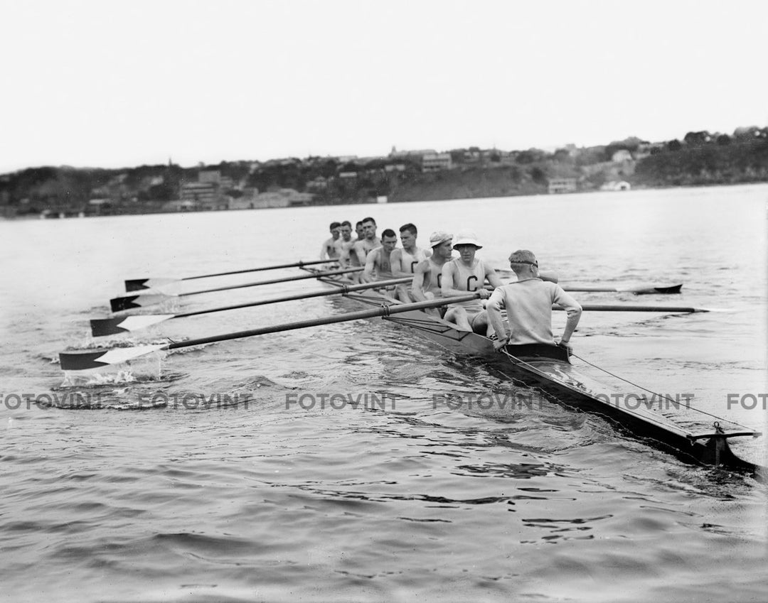 1911 CORNELL ROWING TEAM Crew Photo Picture Nautical Art Photograph ...