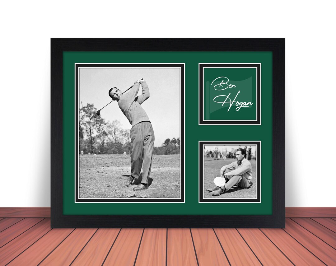 Framed BEN HOGAN Collage Photo Picture GOLF Golfer Golfing Poster Print ...