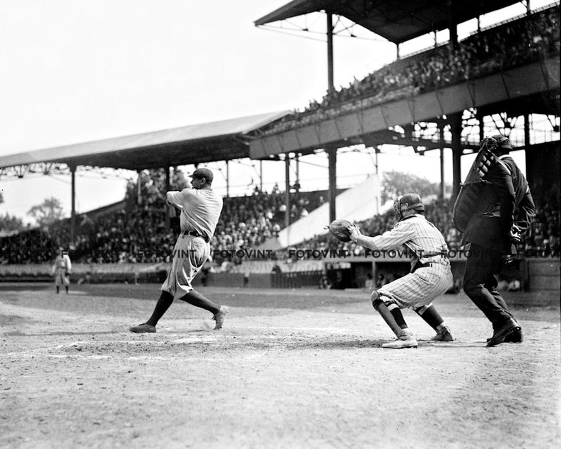 BABE RUTH Photo Picture 1920 New York Yankees Vintage Baseball ...