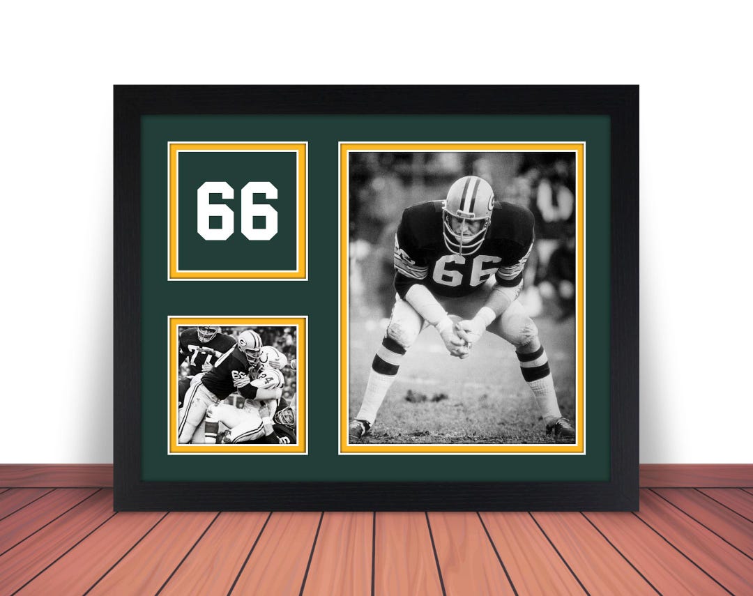 Rat Nitschke GREEN BAY PACKERS Collage Photo Lambeau Legend Football ...