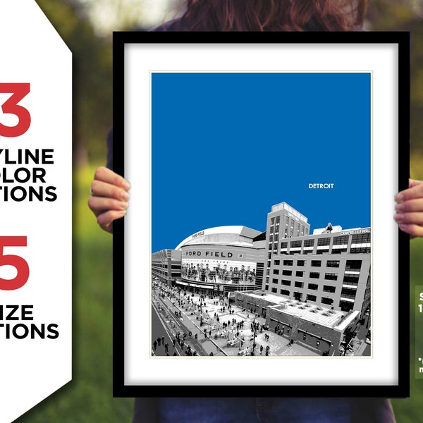 Detroit Poster - Etsy