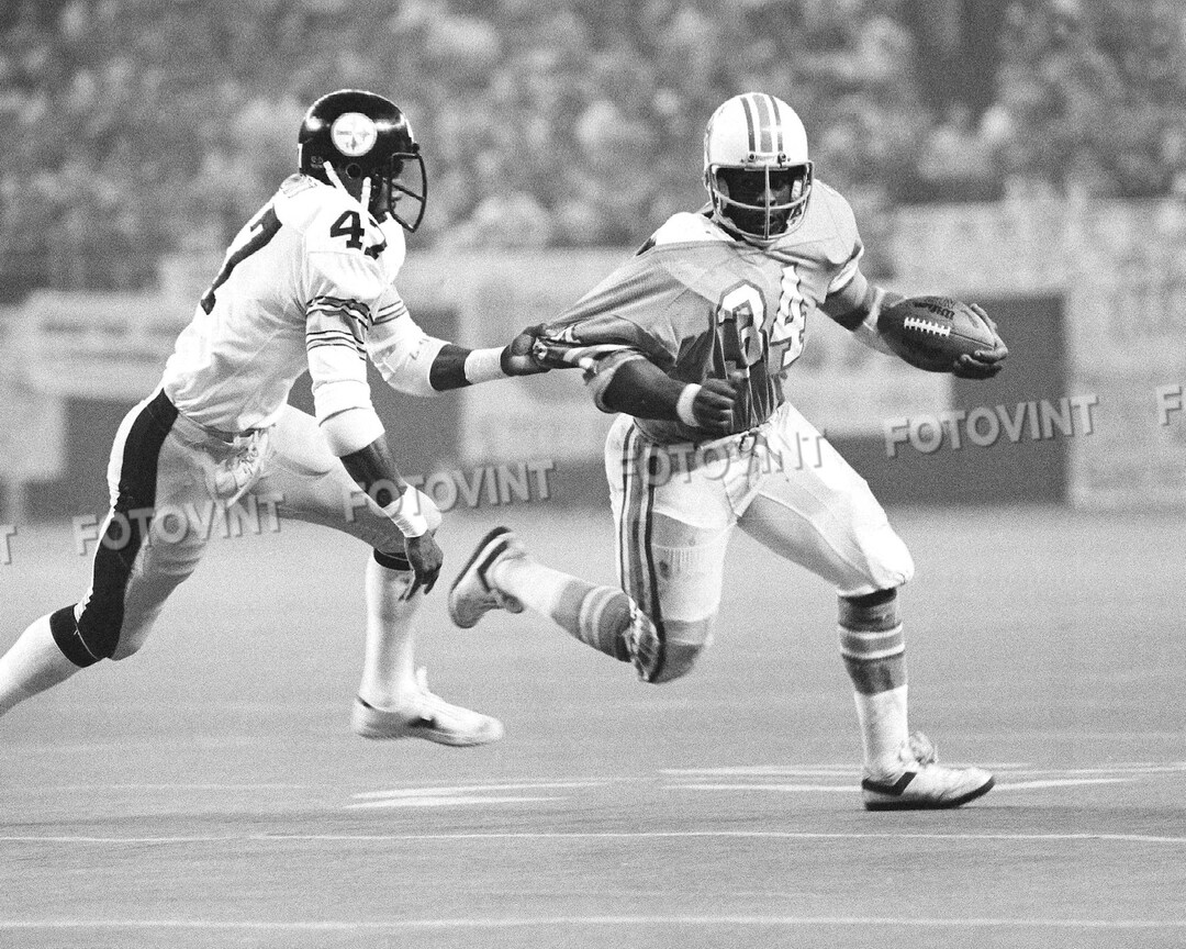 EARL CAMPBELL Photo Picture Houston OILERS Football Photograph Print ...